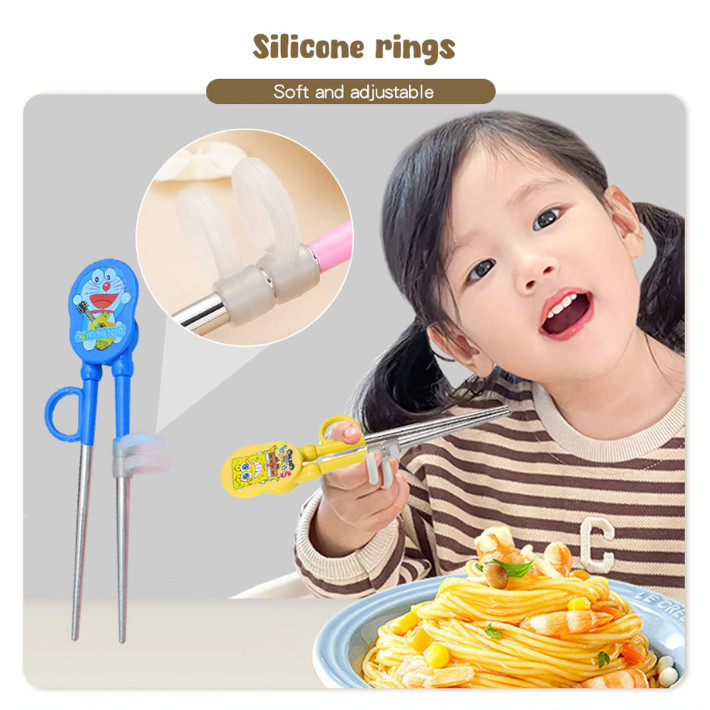 Kids Chopstick Cartoon Training Chopsticks Children Learning Chopsticks ...
