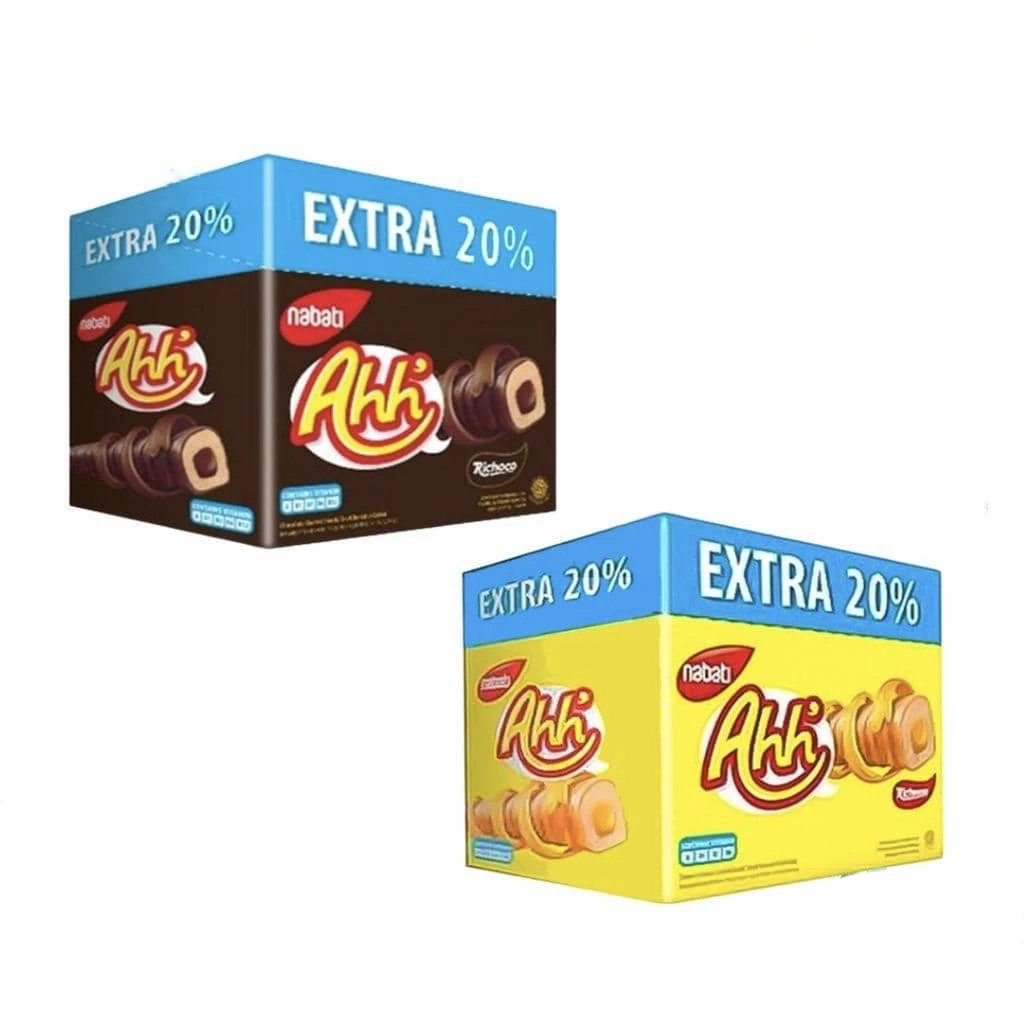 Nabati Ahh' Extra 20% - (Richeese /Richoco /Goguma /Strawberry) 20s x 4g/8g | Shopee Malaysia
