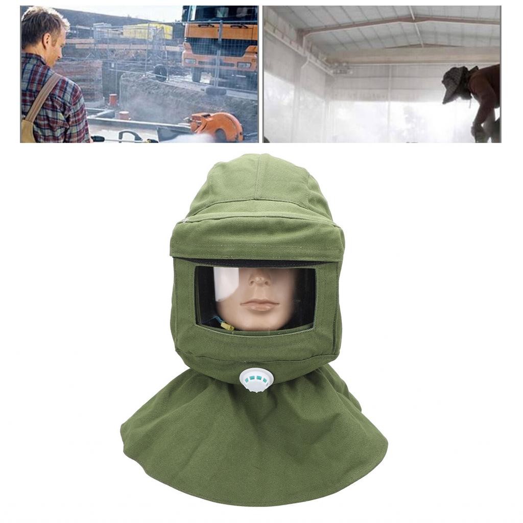 Legendtop Yechiry Sand Blasting Hood Cap Transparent Glass Shawl ...