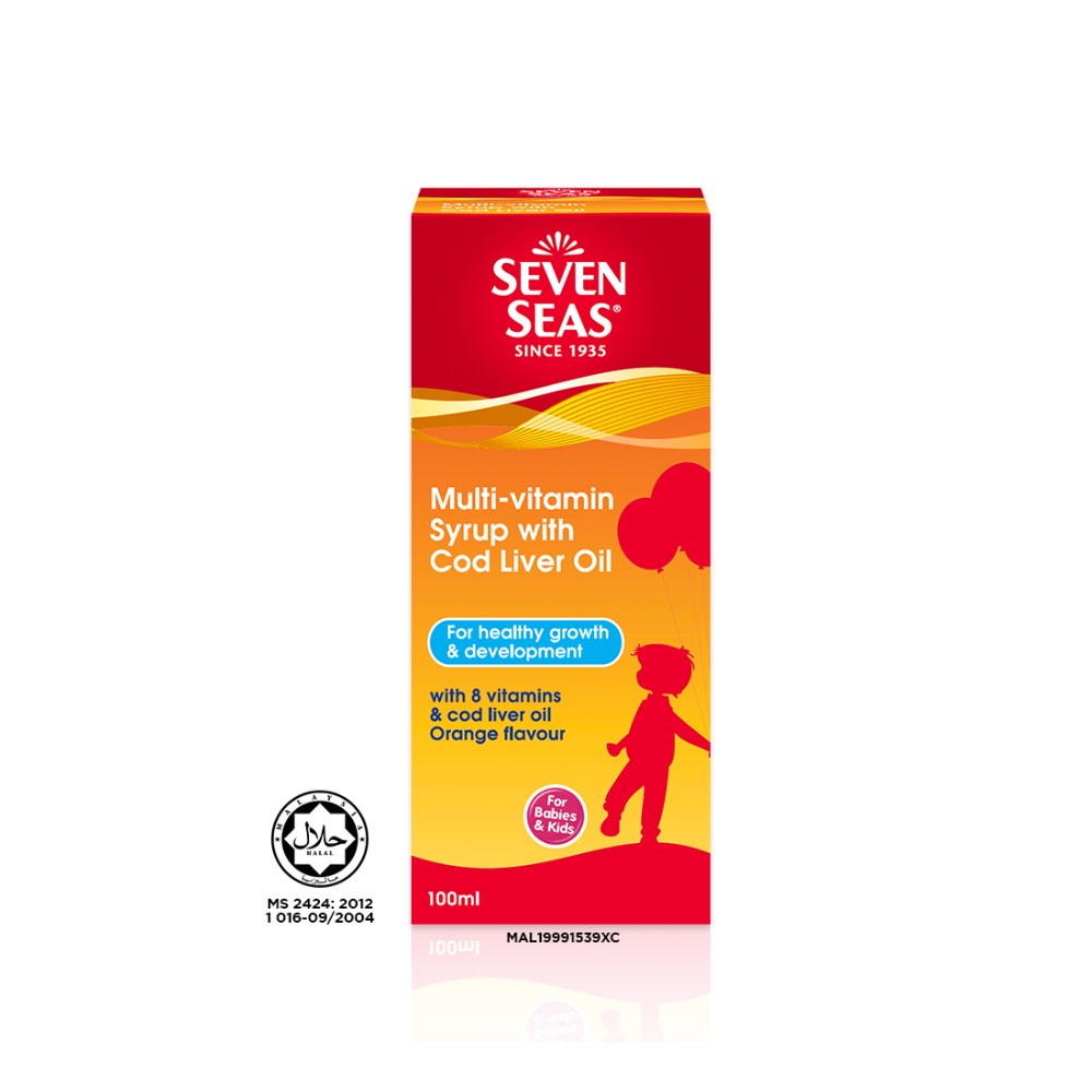 Seven Seas Multivitamin Syrup With Cod Liver Oil 100ML | Shopee Malaysia