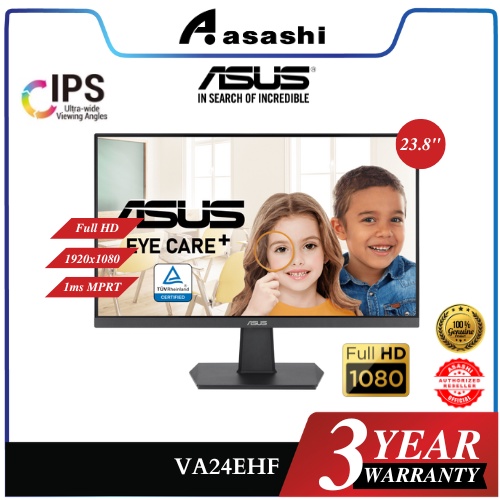 Asus 23.8" VA24EHF IPS 100Hz 1ms Adaptive Sync FHD Frameless Eye Care ...