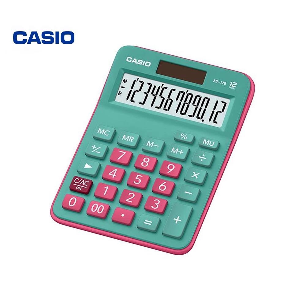 StationORI - CASIO 12 digits Practical Calculators Mini Desk Type MX ...
