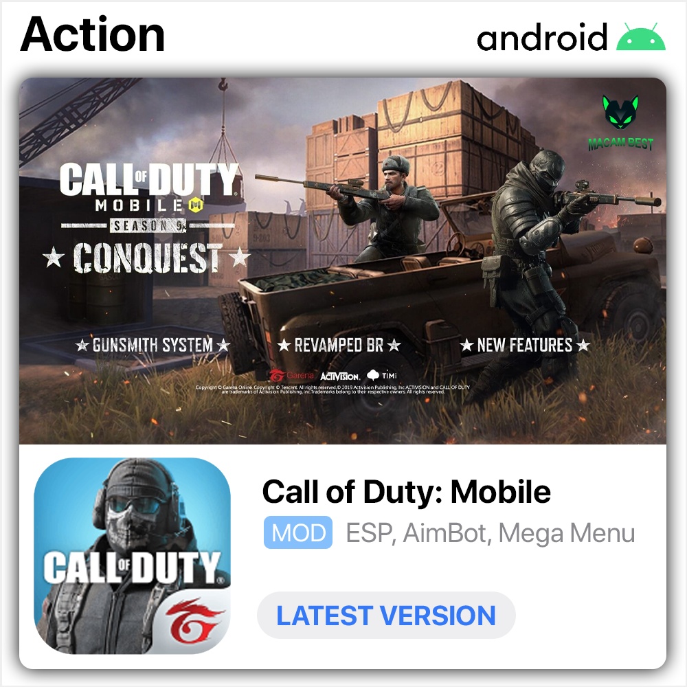 Call of Duty: Mobile 🔥 MOD 💯 SAFE 💯 FAST DELIVERY | Android GAME ...