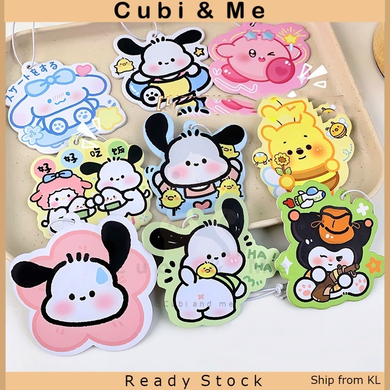 C&M Kawaii Aromatherapy Pieces Anime Pochacco Car Balm Long-lasting ...