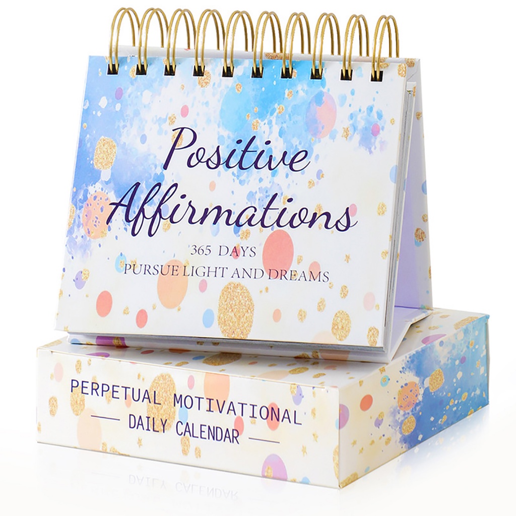 Positive Affirmations Calendar Inspirational Desk Decoration 365 Days ...
