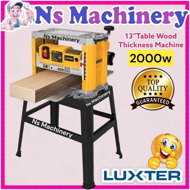 New Upgraded Luxter Professional 13"Table Wood Planer/Woodworking ...