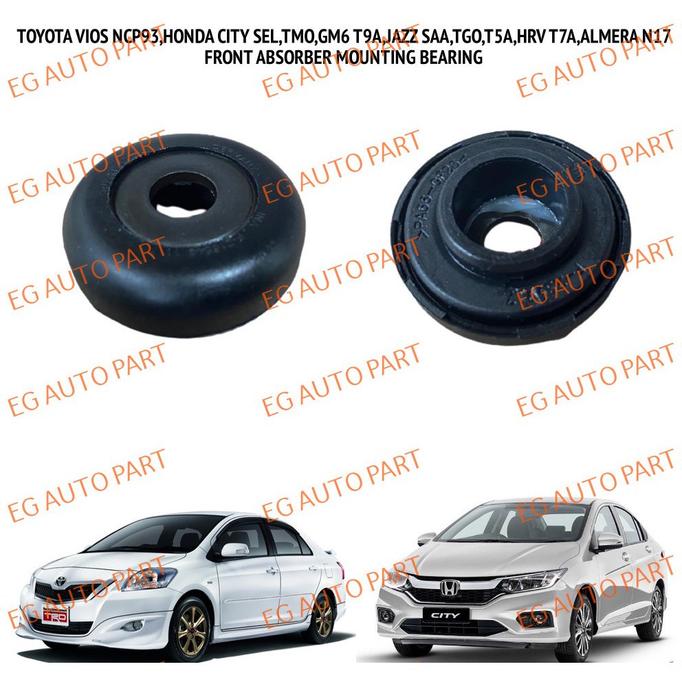 FRONT ABSORBER MOUNTING BEARING TOYOTA VIOS NCP93,HONDA CITY SEL,TMO ...