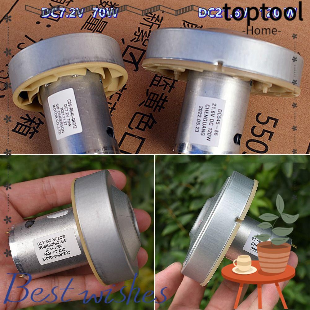 TOPTOOL Turbo Fan, High Speed DC 21.6V 120W Brushless Motor, Powerful Electric Blade RS-545 5.2A ...