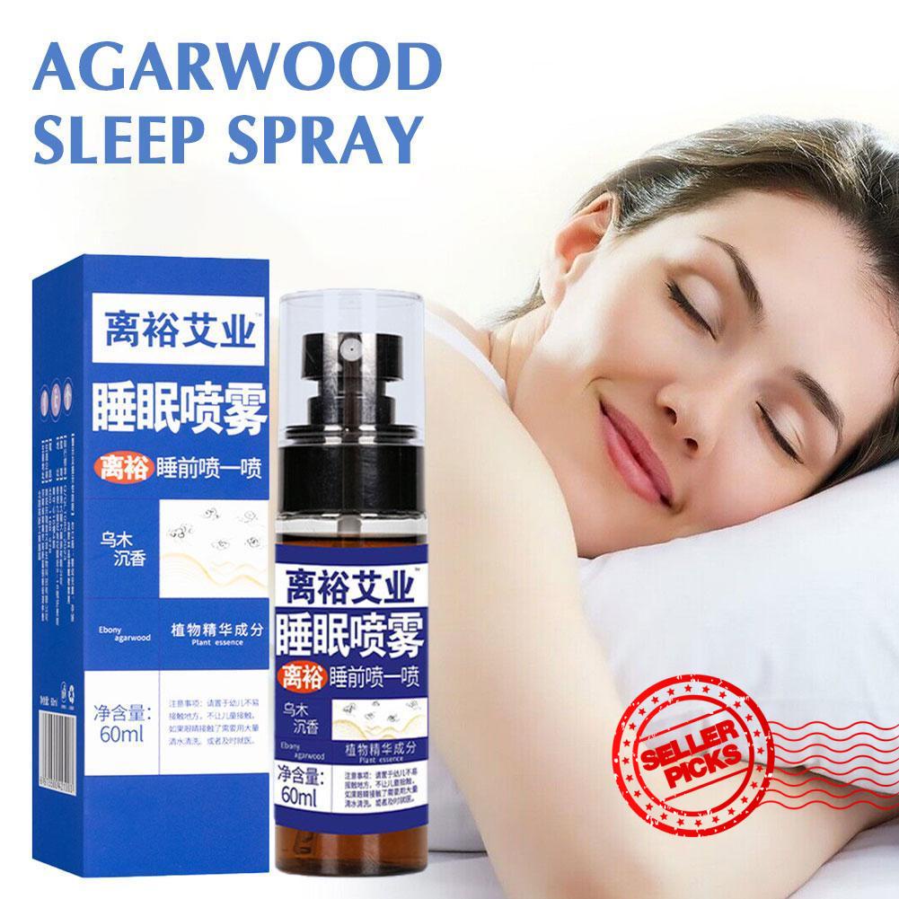 60ml Wu Mu Chen Xiang Sleep Mist, Deep Sleep Lavender Essential ...
