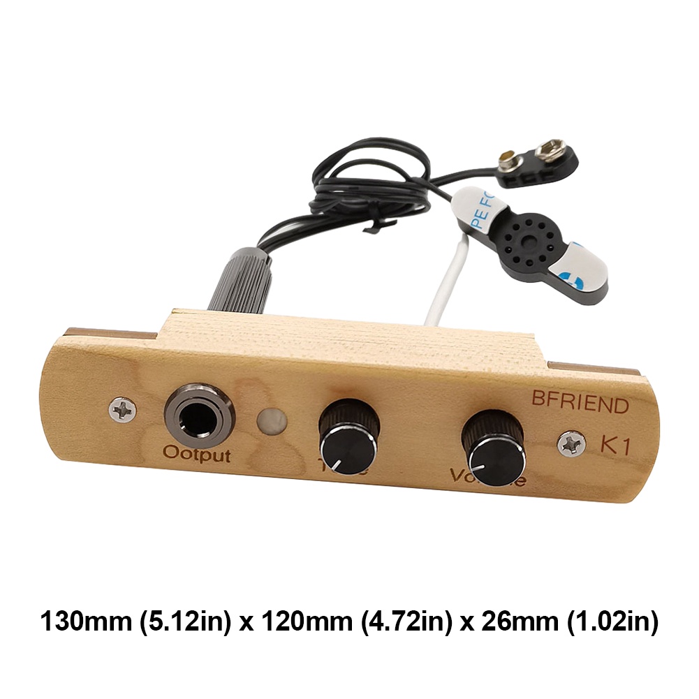 Cajon Box Drum Preamp/Pickup Electronic Pick-up System Musical ...