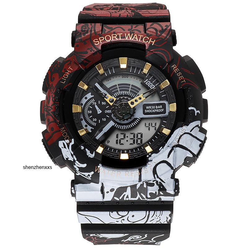 Men And Women Student Men's Watches Waterproof Trendy Sports Multi ...