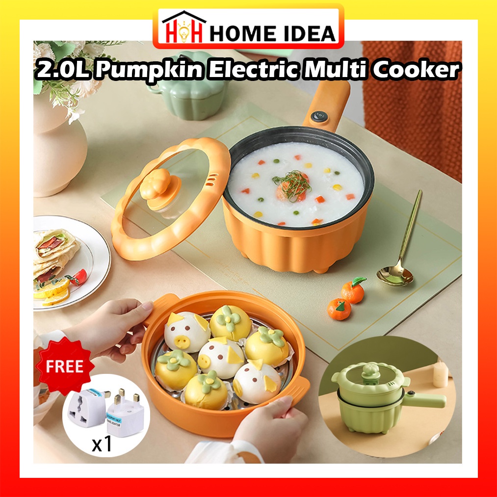 Pumpkin Electric Multi Cooker Steamer Non Stick Ceramic Multifunction ...
