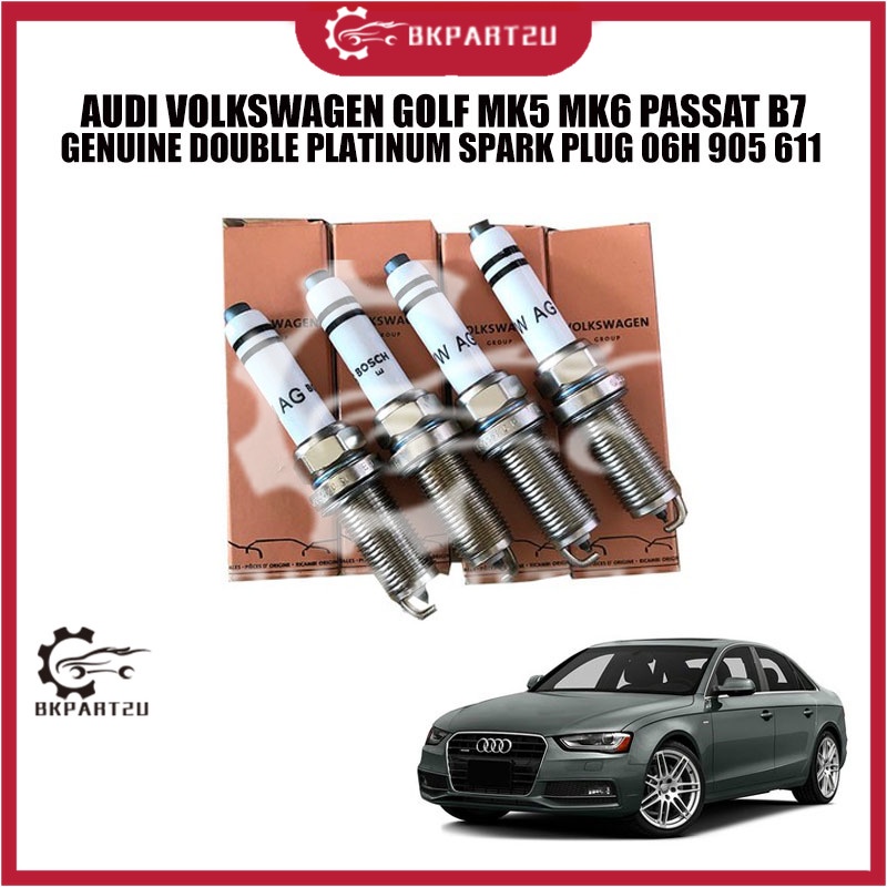 Audi Volkswagen Genuine Platinum Spark Plug (1.8 & 2.0L) GOLF MK7 R ...