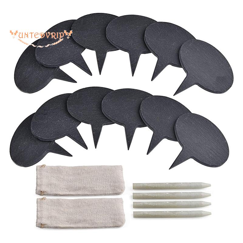 Cheese Markers for Charcuterie Board, Set Of 18PCS Slate Cheese Labels ...