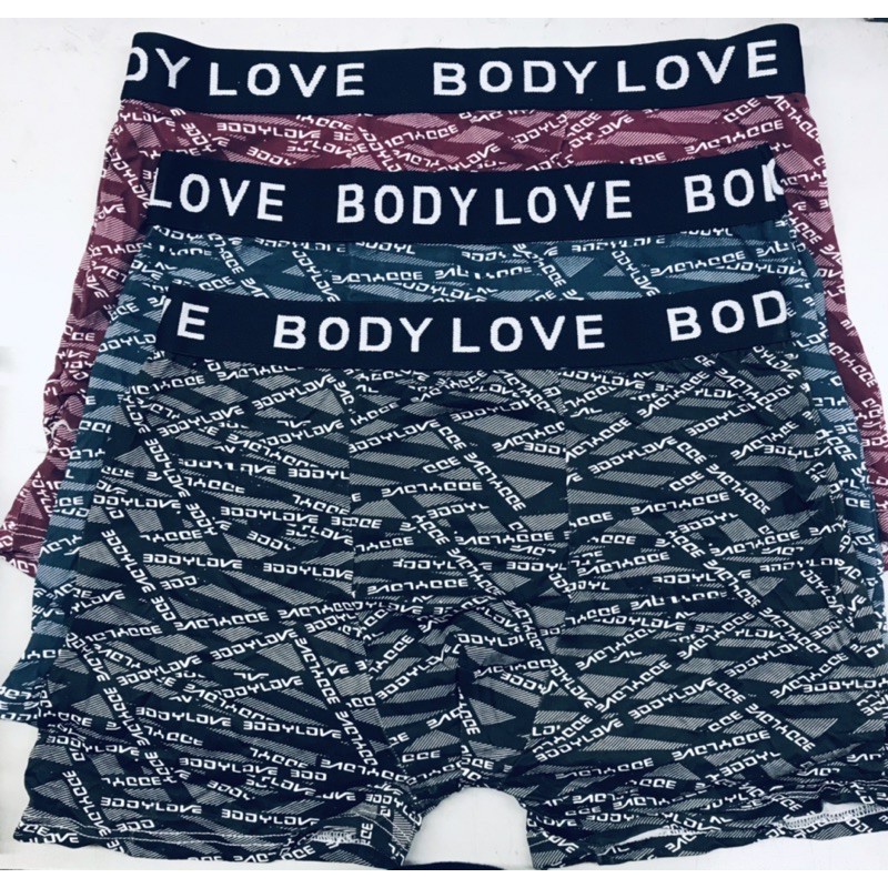 BODY LOVE MAN UNDERWEAR/SELUAR DALAM LELAKI BOXER 1 PACK 3 PCS ALL SIZE ...