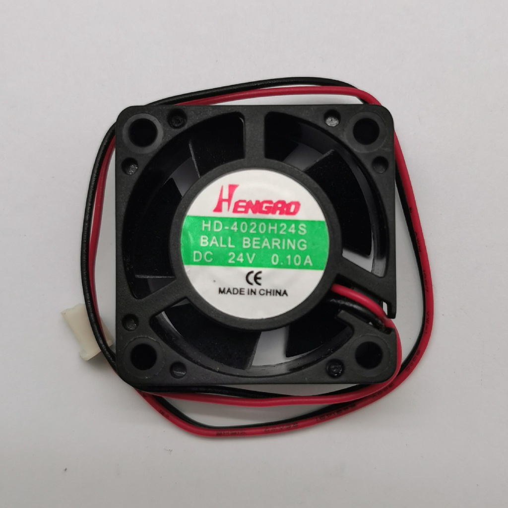 HENGRD 24VDC Axial Blower Fan with Sleeve Bearing 40 x 40 x 20mm (HD ...