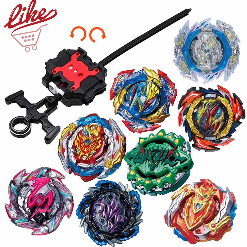 Beyblade Burst Ripcord Launcher Set B-201 Zest Achilles B-193 Ultimate ...