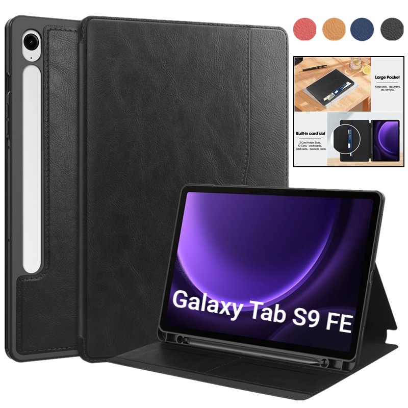 Large Pocket Soft TPU Casing For Samsung Galaxy Tab S9 FE 10.9 SM-X510 ...