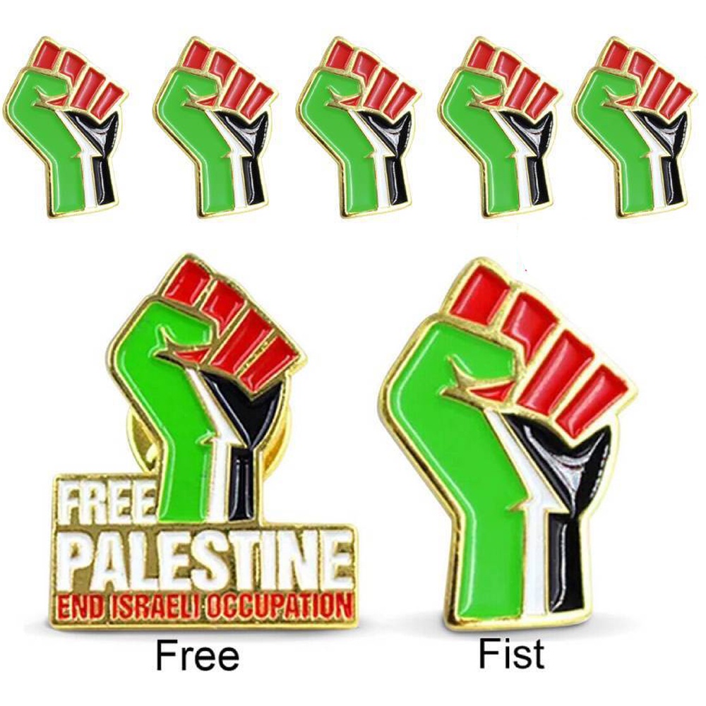 Palestine Flag Lapel Pins I Stand with Palestine Flag Brooch Flag of ...