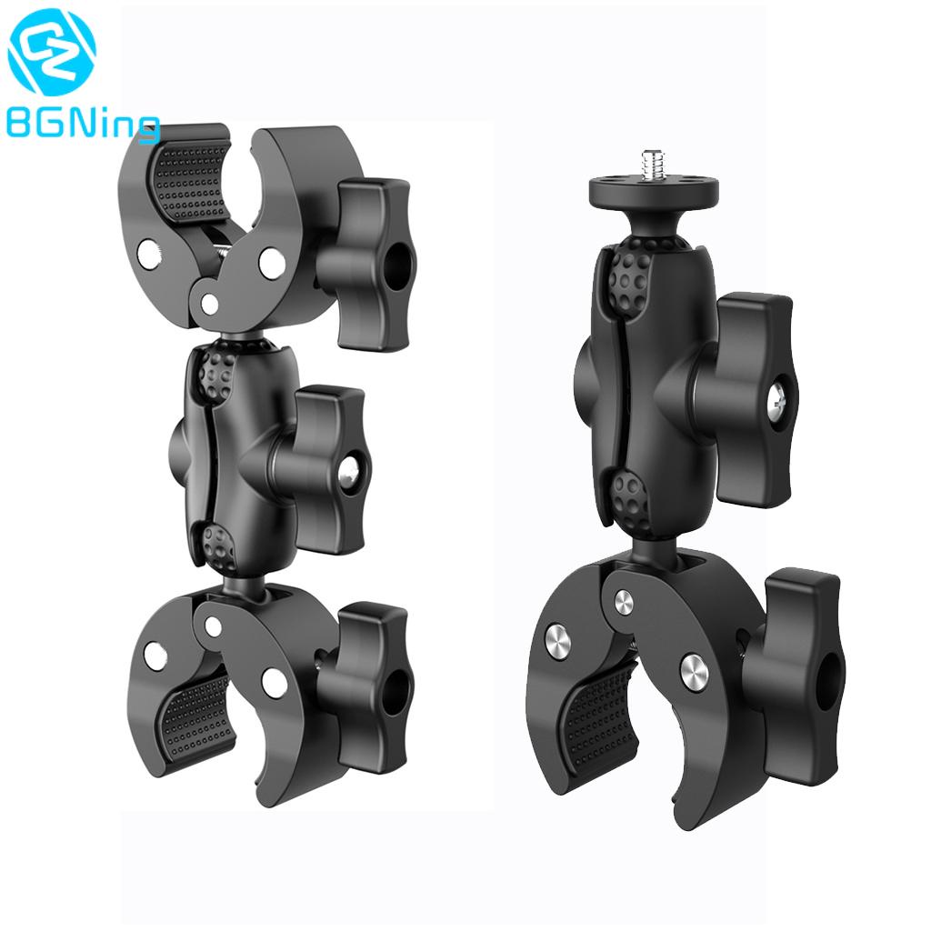 BGNing Camera Super Clamp 1/4 Mount Double Head Socket Articulating ...