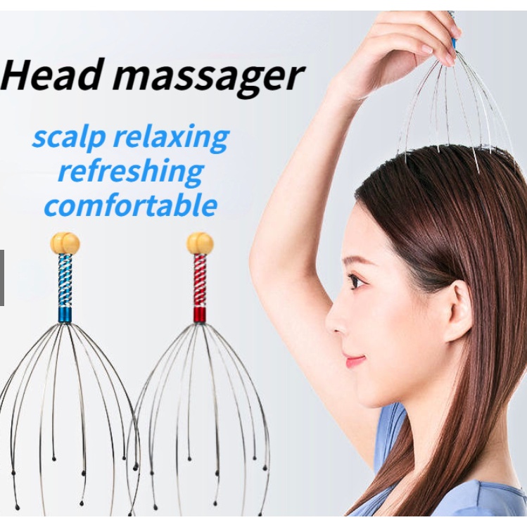 Octopus Head Massager Massage Head Scratching Soul Extractor Back ...