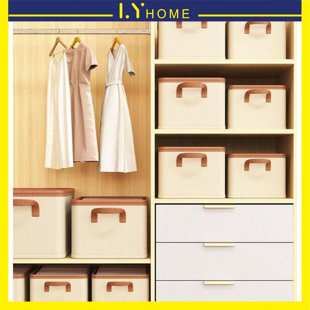 New Foldable Clothes Storage Box Thickened Steel Frame Organizer ...