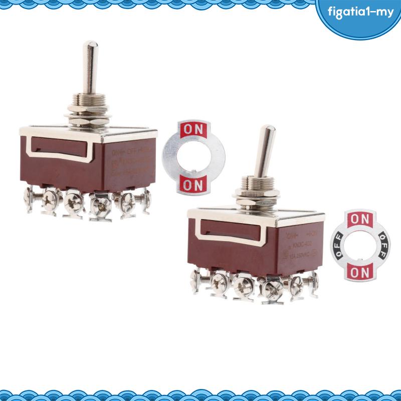 [figatia1] 12 Pins Rocker Button Switch Toggle Switch Waterproof Cover ...