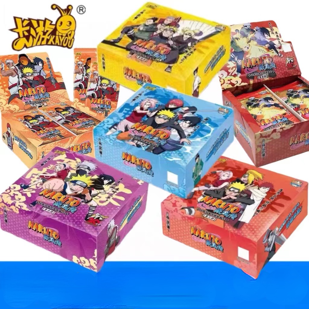 New Anime Naruto Kayou CR MR Tier Wave Box Anime Collection Cards Set ...