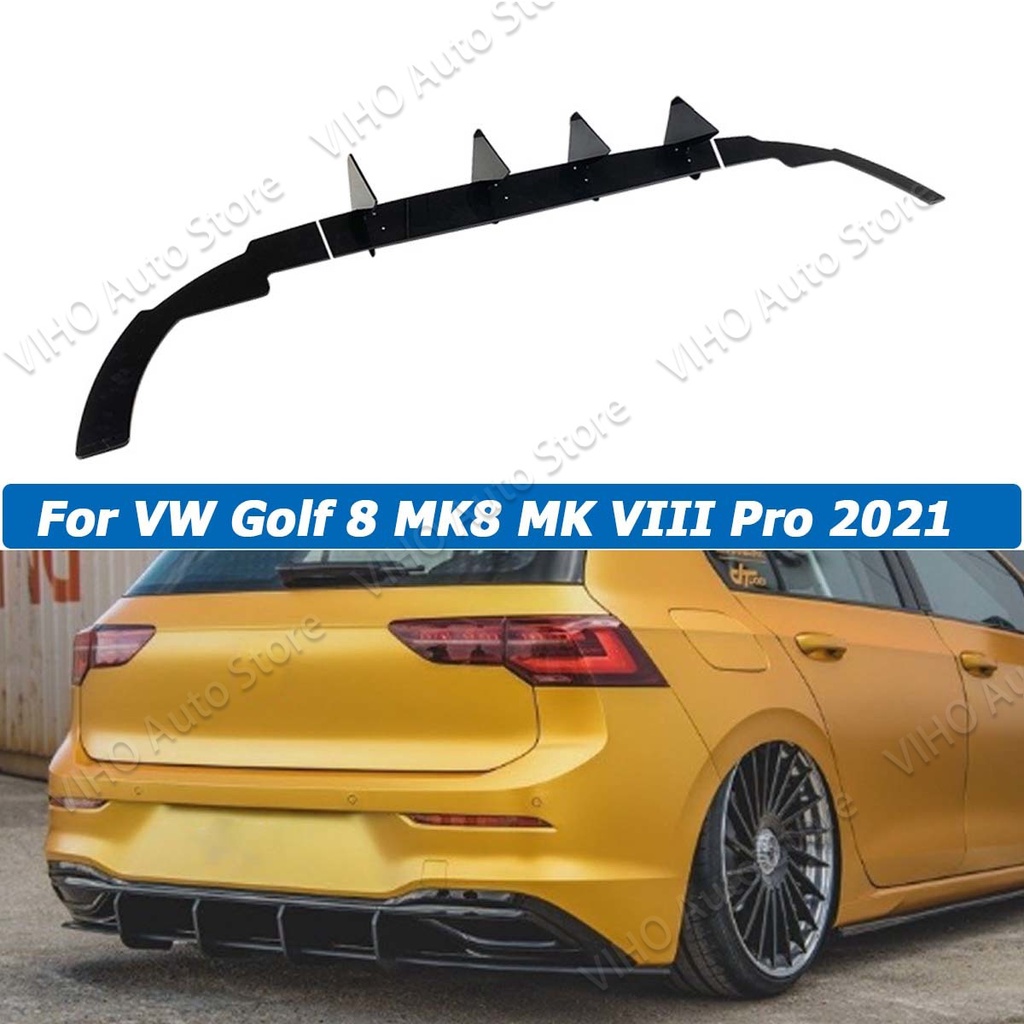 For VW Golf 8 Pro MK8 MK VIII 2021+ Body Kits Car Rear Bumper Lip ...