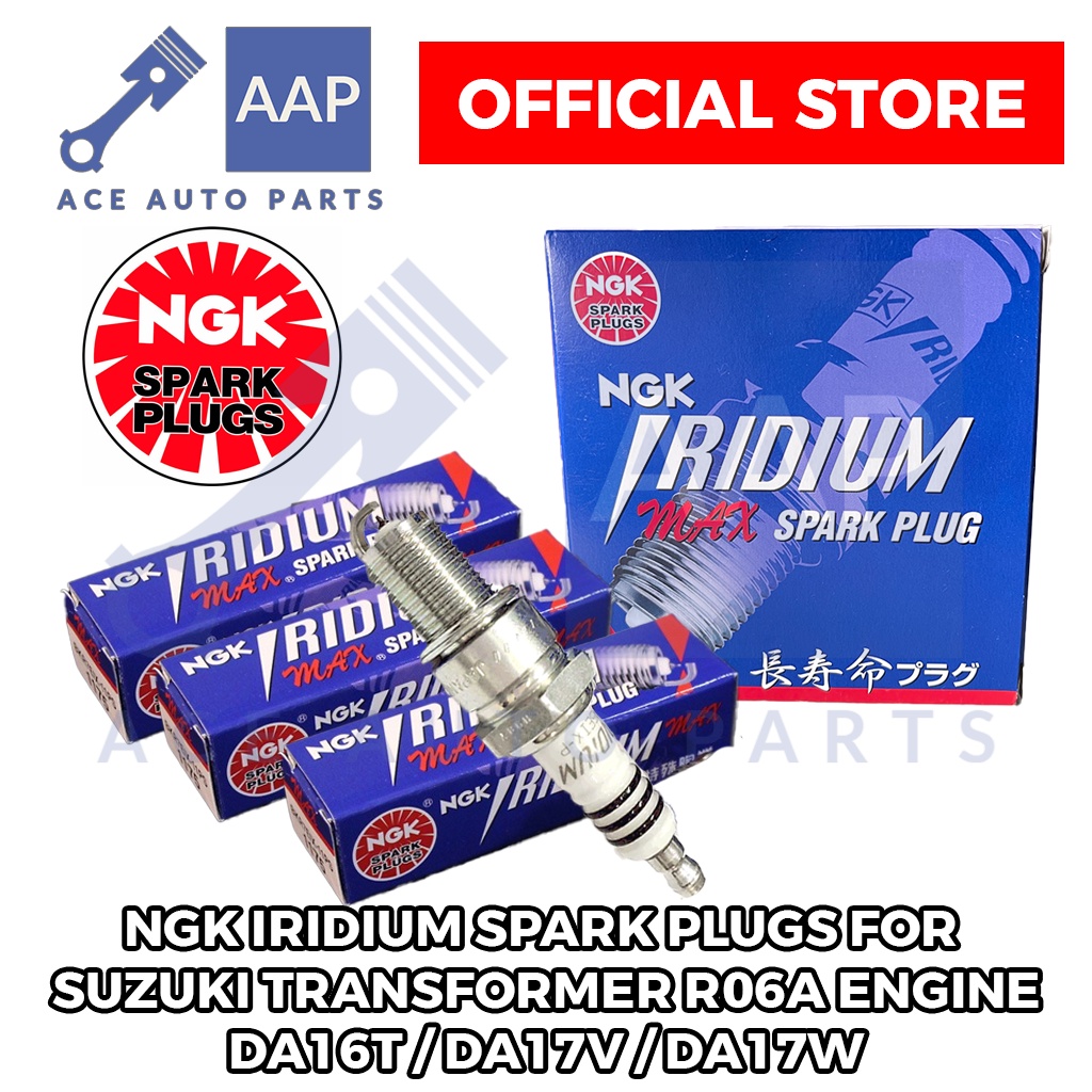 NGK Iridium MAX Spark Plug for Suzuki Transformer R06A Engine DA16T DA17V DA17W DA16 DA17 ...