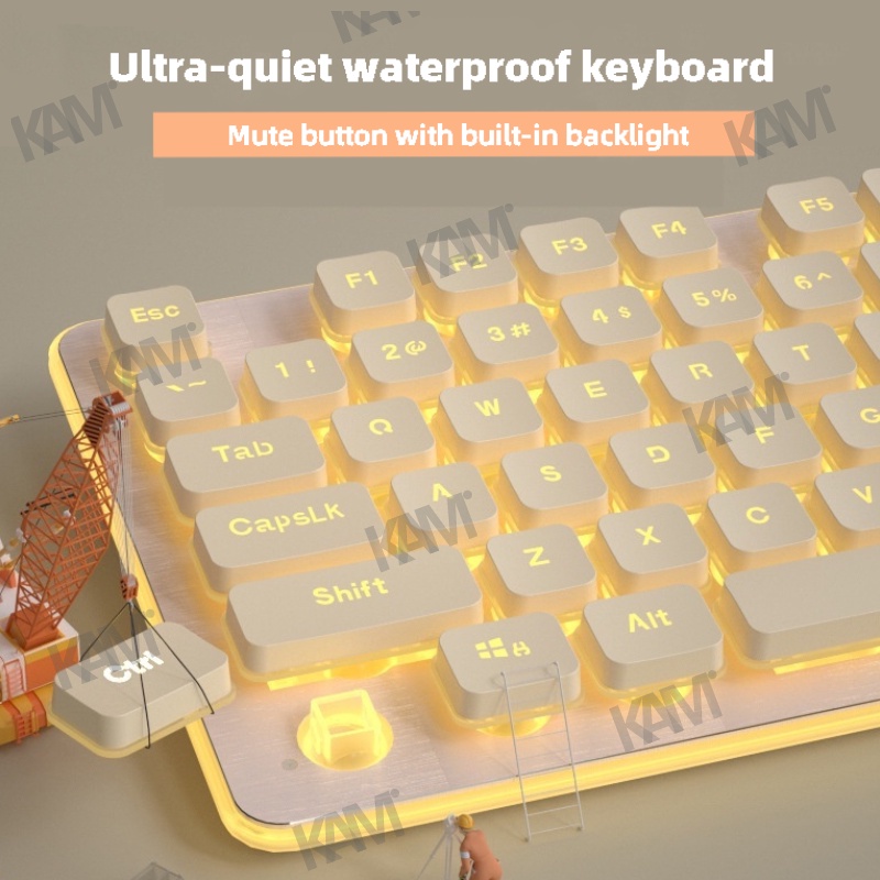 Kam Langtu L1 wired keyboard set mouse wireless Mute Lightweight Good ...