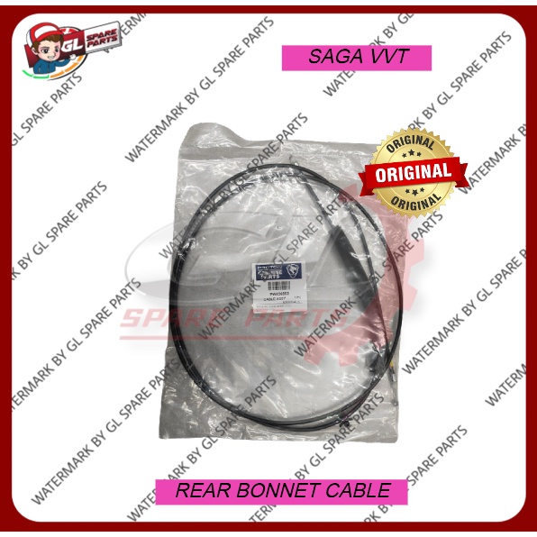 REAR BONNET CABLE ORIGINAL PROTON SAGA VVT (PW935478) | Shopee Malaysia