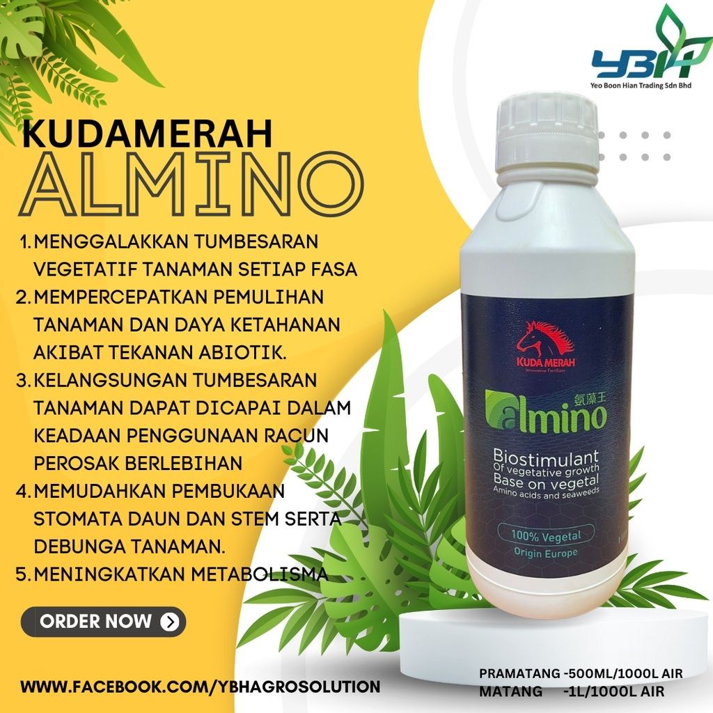 (Foliar) Almino Kuda Merah 1Liter | Shopee Malaysia