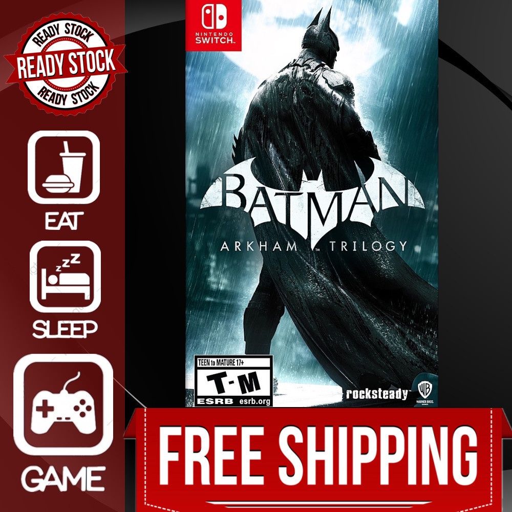 NSW Batman Arkham Trilogy (English*Catridge*New Seal) Switch | Shopee ...