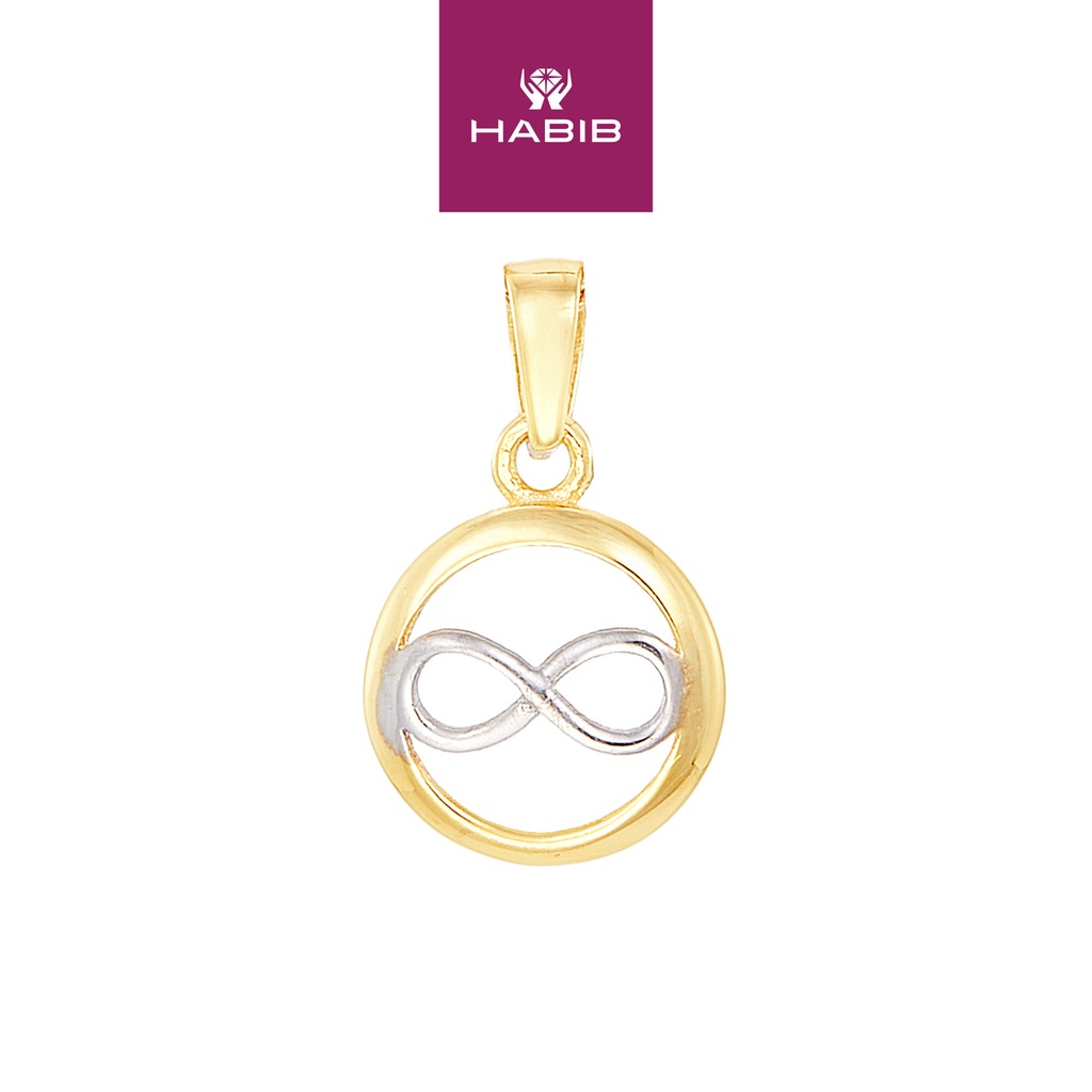 HABIB 375/9K Yellow and White Gold Pendant MNM250(P) | Shopee Malaysia