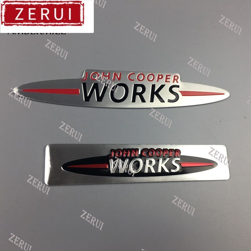 ZR For MINI JCW Emblems Car Stickers for Mini Cooper Countryman JCW F56 ...