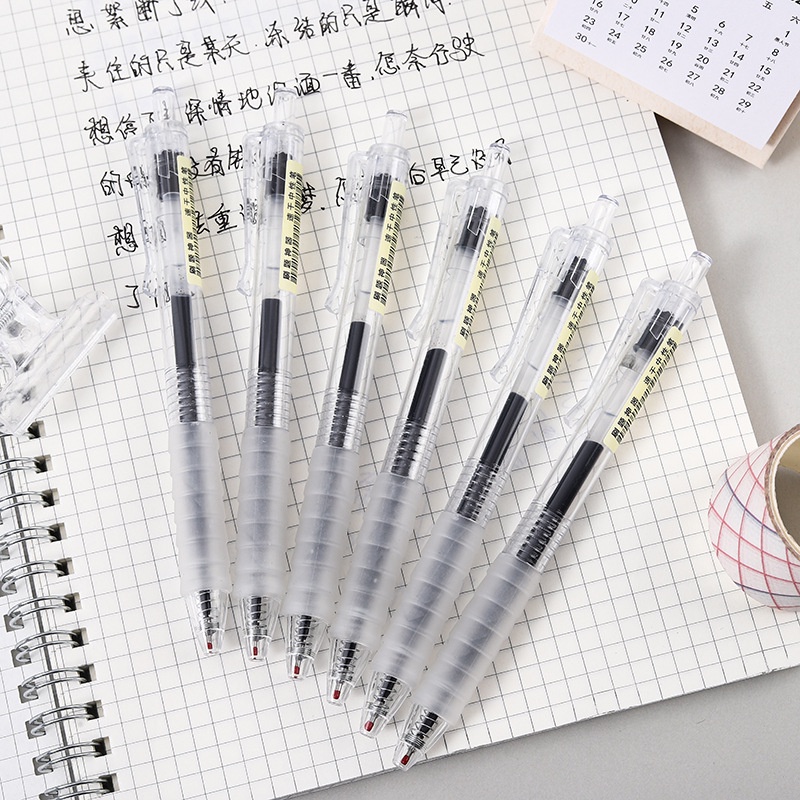 Brush Question Pen Black ST0.5mm Double Bead Spring Head Quick-Drying ...