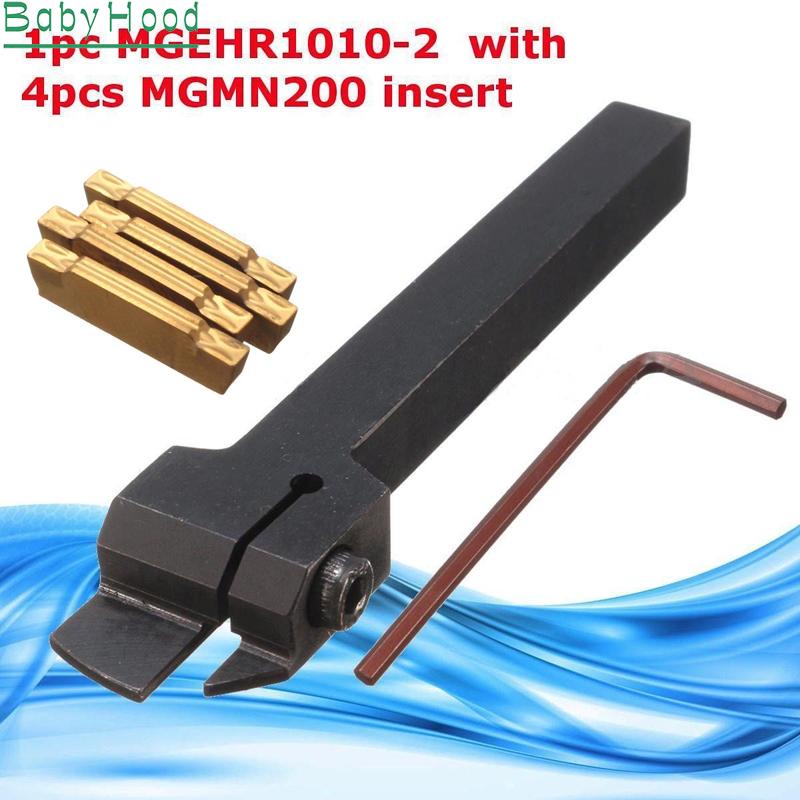 【Big Discounts】1Set MGMN200 Grooving Cut Off Insert+ MGEHR1010-2 10mm ...