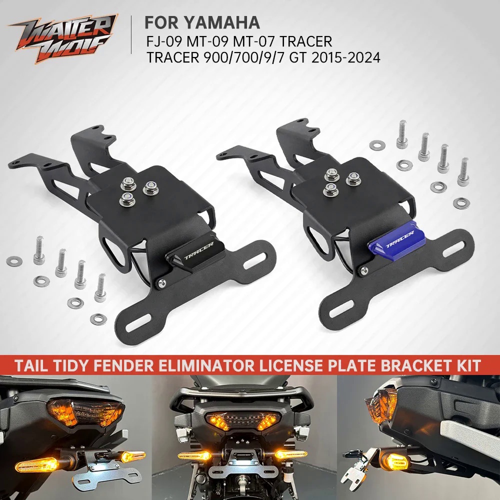 Tracer 9 GT License Plate Holder For YAMAHA MT09 MT07 900 700 7GT 9GT FJ09 2023 Motorcycle Tail ...