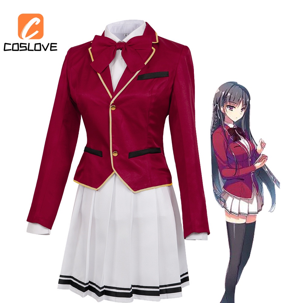 Anime Classroom of The Elite Horikita Suzune Cosplay Full Set Costume ...
