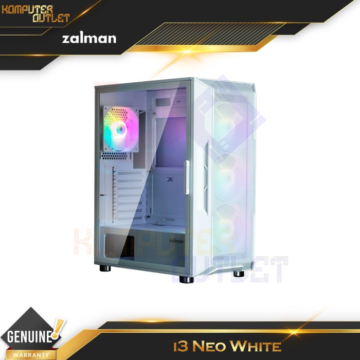 Zalman i3 NEO White ATX Mid Tower PC Case | Shopee Malaysia