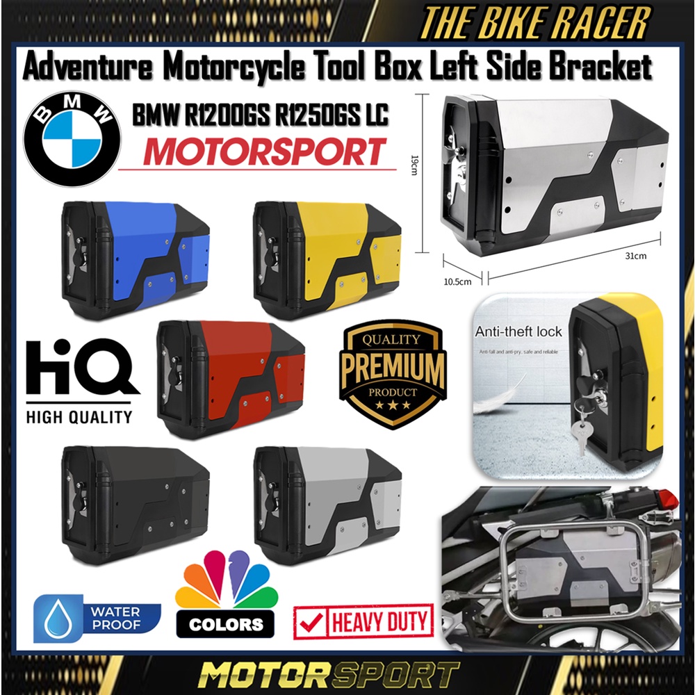 Touring bike semi alumininium tool box left side For BMW R1250GS ...