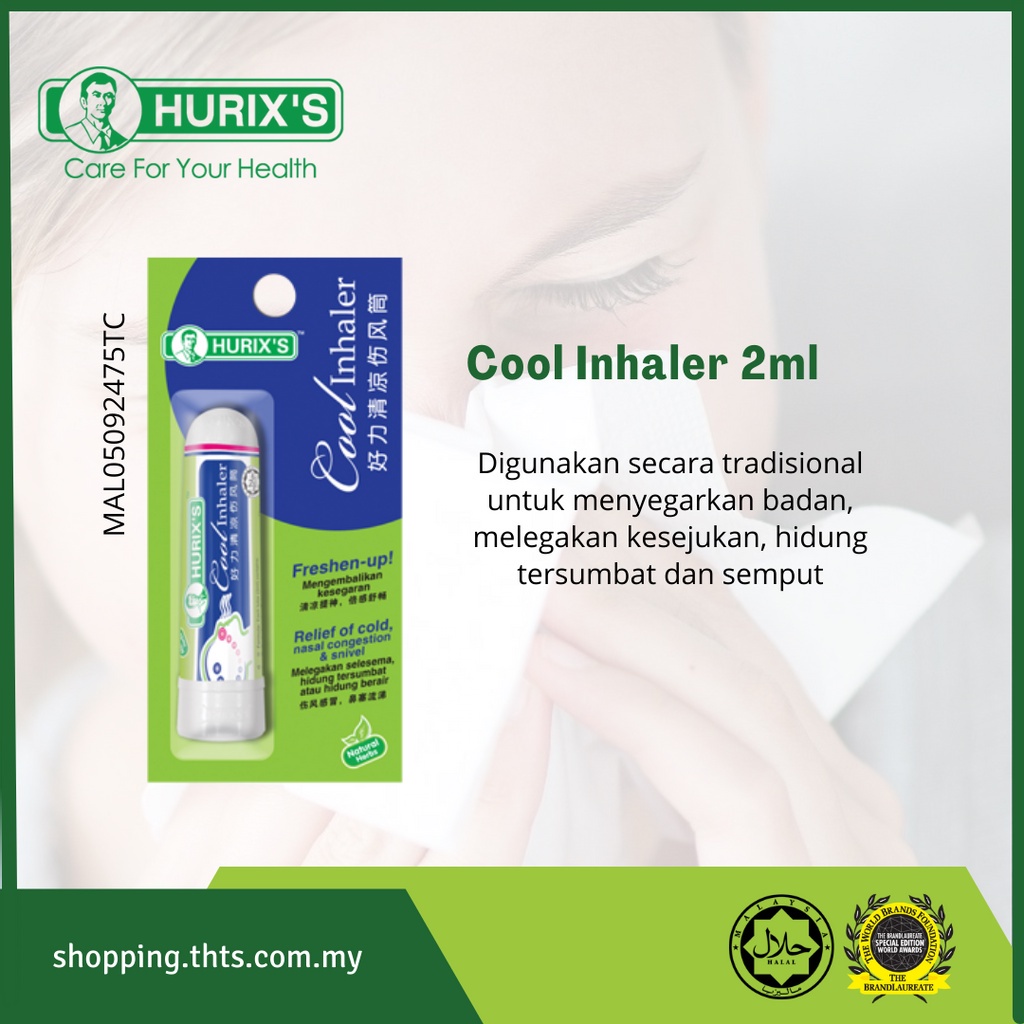 READY STOCK!!!HURIX'S INHALER (COOL OR COLDAWAY INHALER) | Shopee Malaysia