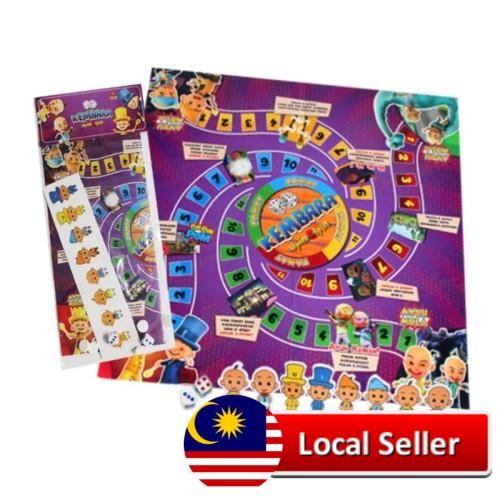 Original Genuine Upin Ipin Board Game (Kembara Alam Dino) Kanak Sekolah ...
