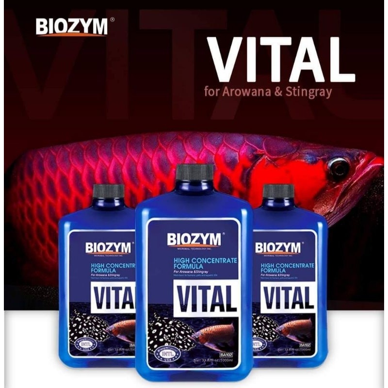 Biozym Vital Arowana Stingray Vitamins 1000ml 300ml Aquarium Tank Pond ...