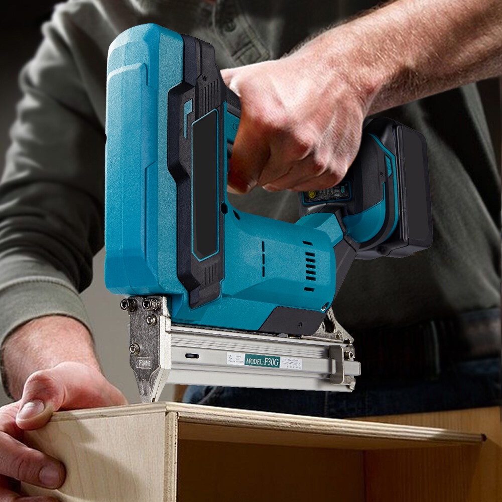 F30 Lithium-Ion Cordless Nailer Gun Heavy Duty Brad Straight Finish ...