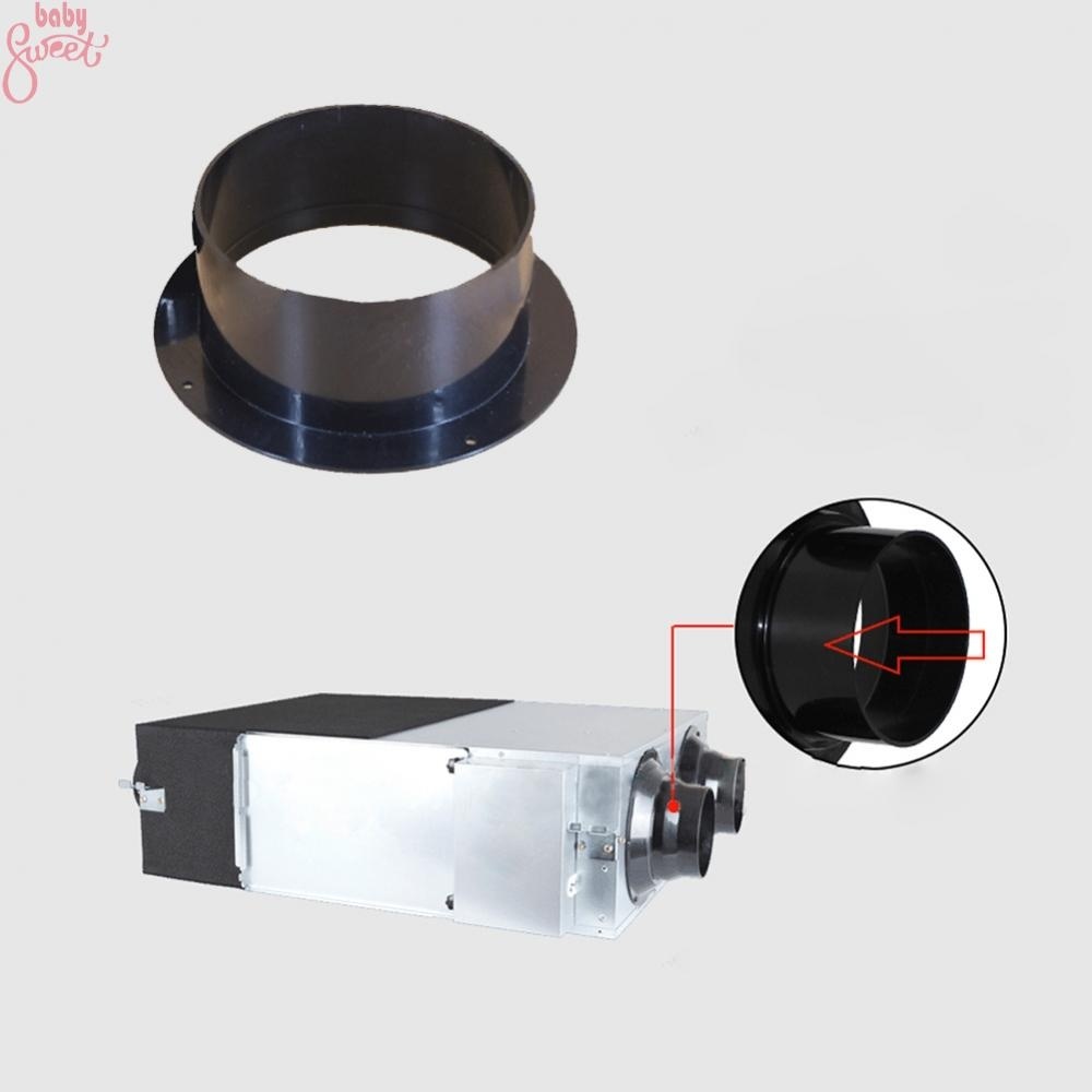 Air Duct Connector ABS Connector Entilation Ducting Flange Pipes Joint ...