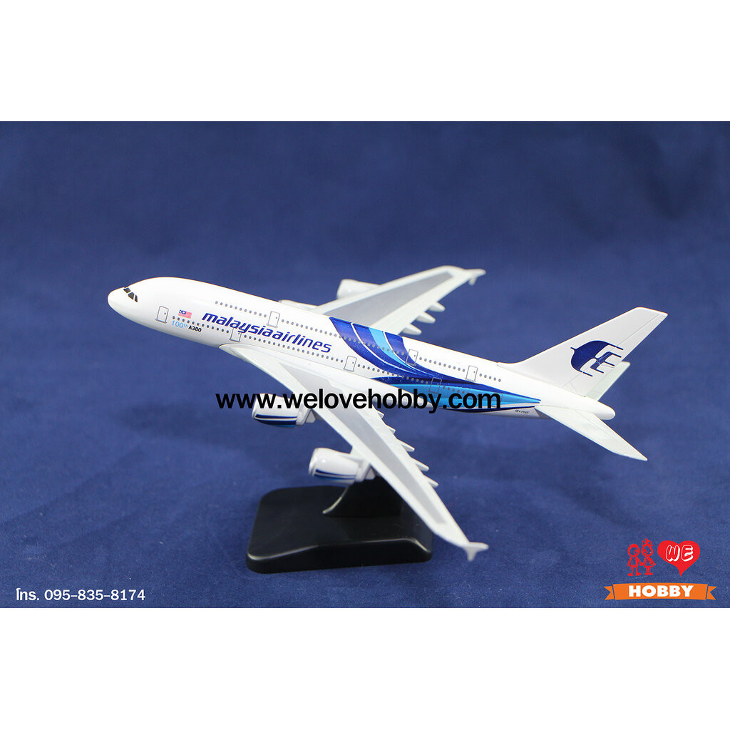 Malaysia Airlines Medium Size Aeroplane Model Airbus A380 Series (1:400 ...