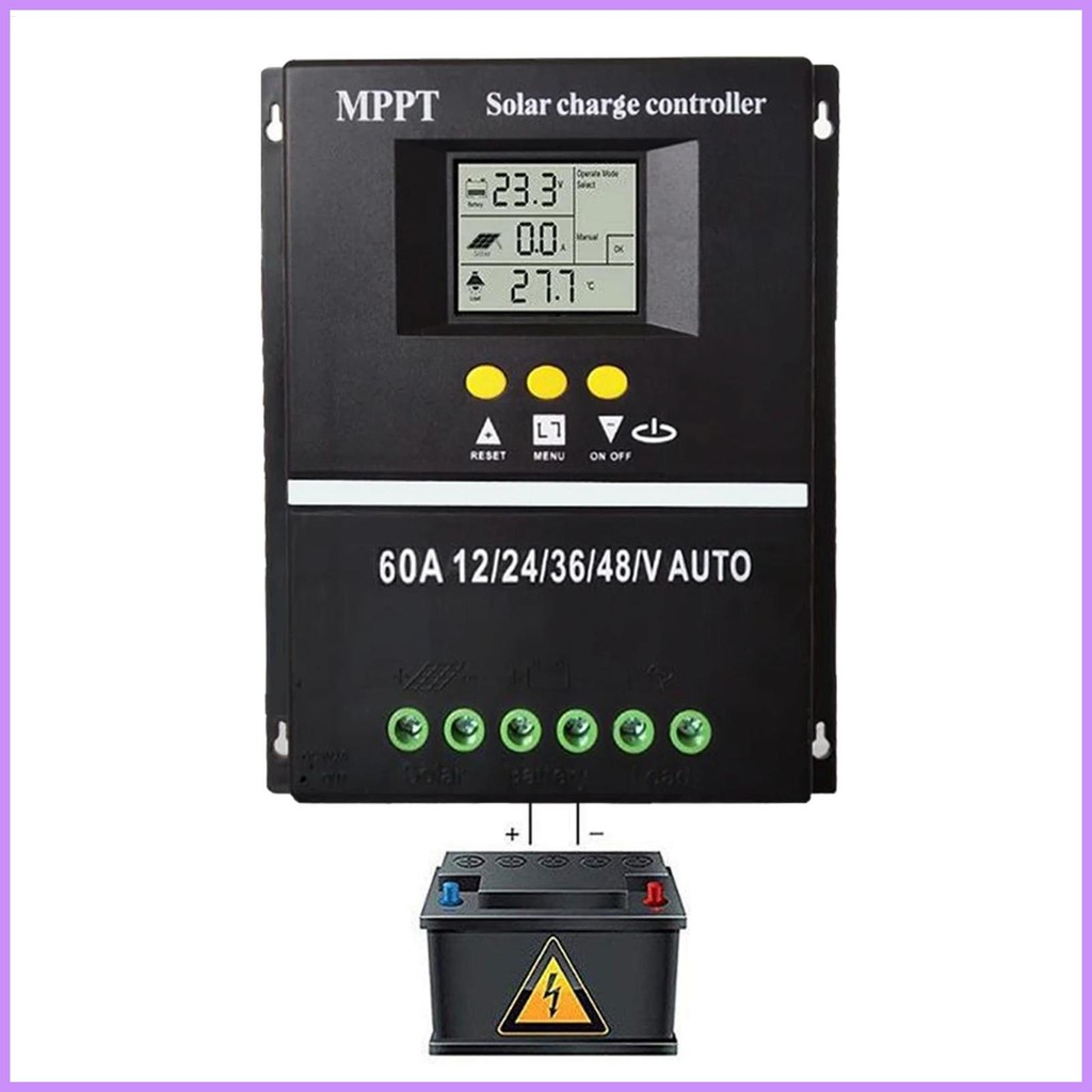 Solar Panel Regulator Real-Time Display Solar Charge Controller ...