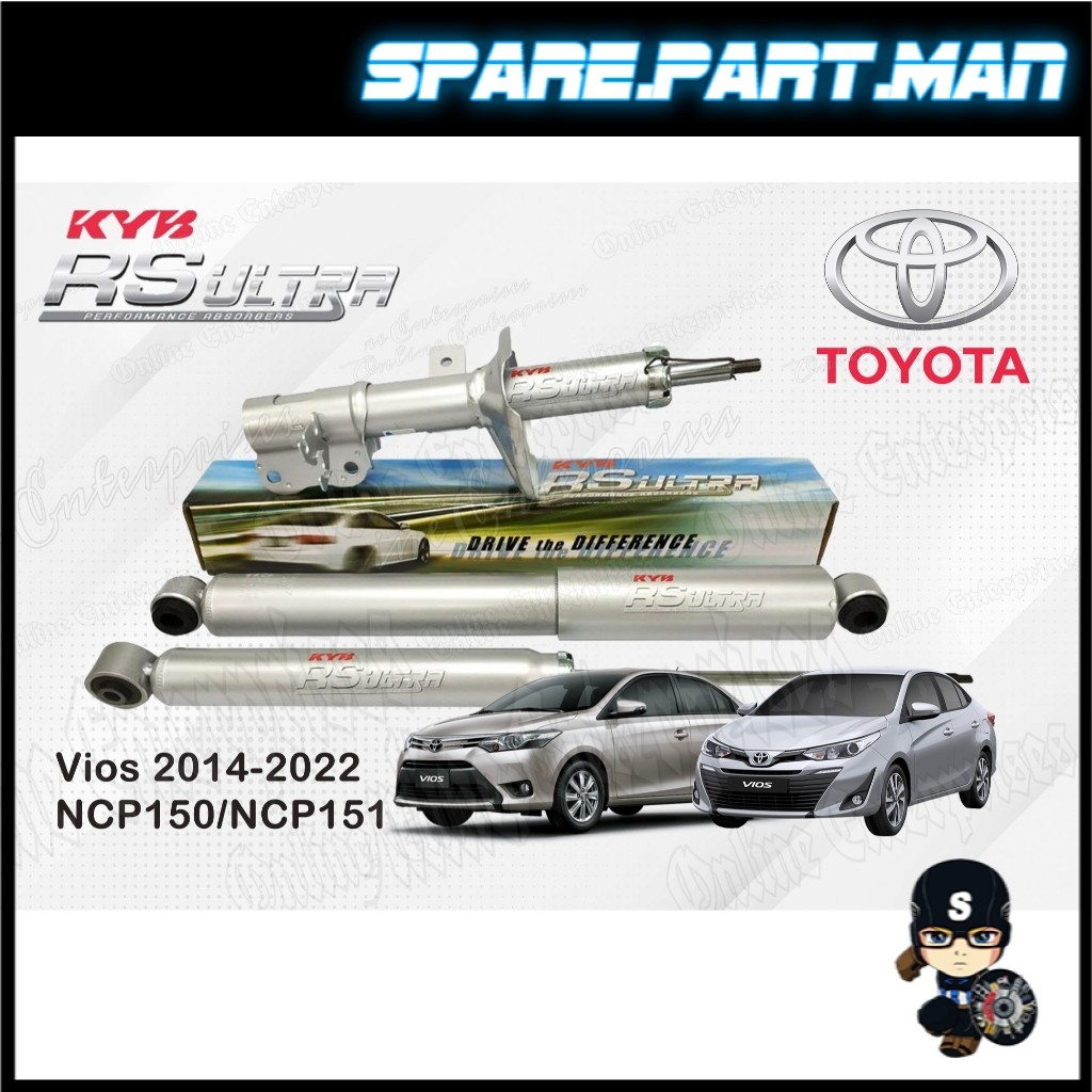 Original KAYABA KYB absorber vios RS Ultra Vios NCP151 NCP150 XP150 '14 Absorber Yaris GAS ...